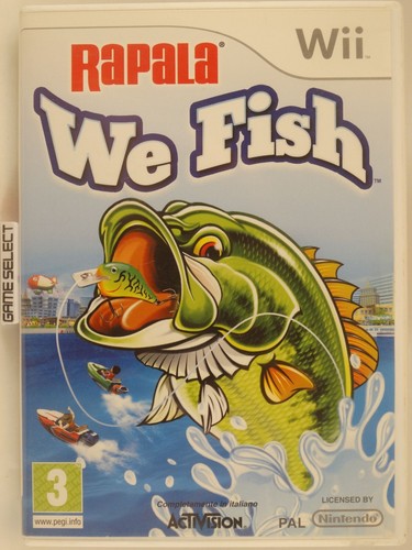Rapala We Fish Nintendo Wii Et Wiiu U Pal Eu Eur - Original Complet ...