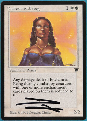 Enchanted Being Legends NM White Common SIGNED MAGIC CARD (ID# 311939 ...