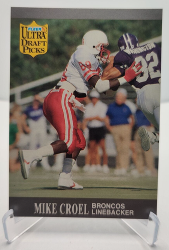 1991 Fleer Ultra Football card #282 Mike Croel Denver Broncos RC Rookie ...