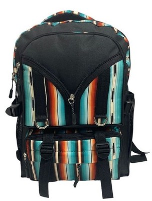 TACTICAL BACKPACK Teal Serape Laptop Case Bookbag Luggage Waterproof | eBay