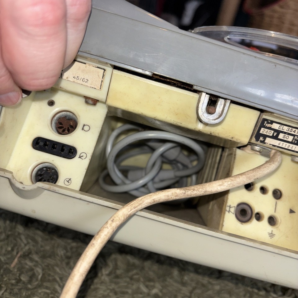 Vintage Philips EL3541 Reel to Reel Tape Recorder Player with 5 reels ...