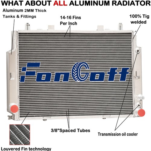 Aluminum Radiator Fit MERCEDES-BENZ CLASS W140 S420 S500 S600 S400 S500 ...