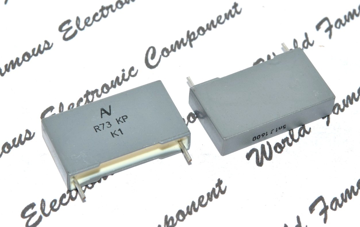 2pcs ARCOTRONICS KP 5100P (5.1nF) 1600V 5% Pitch:22.5mm Film Capacitor ...