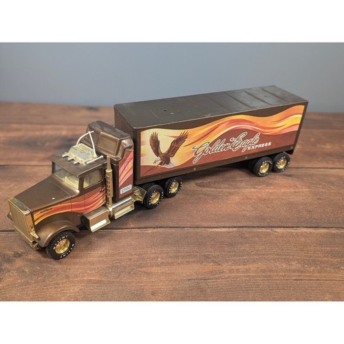 Golden Eagle Express Semi Truck Trailer Cab Diecast Toy Vehicle | eBay