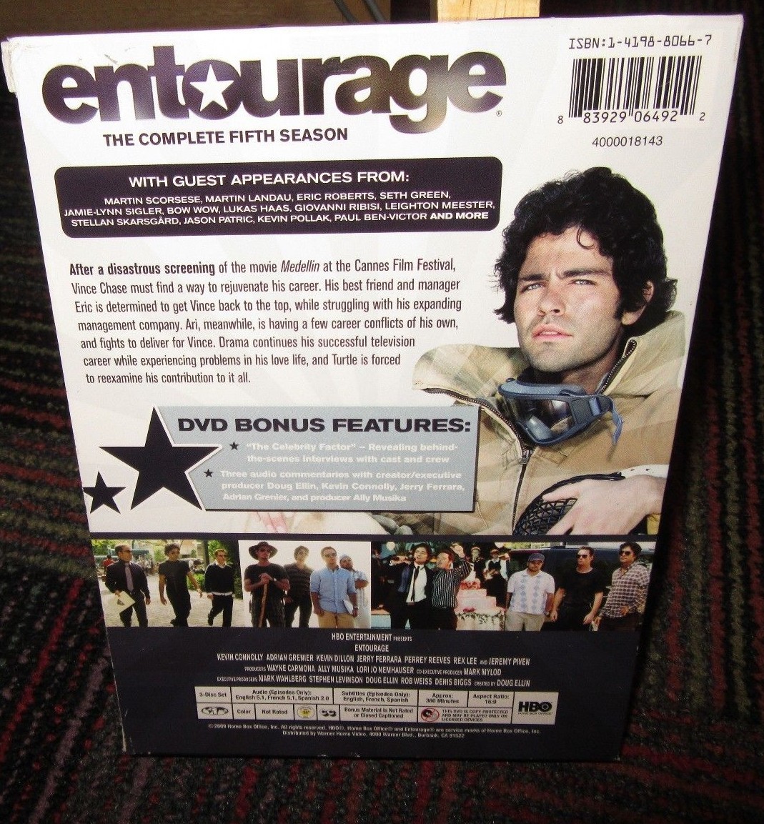 ENTOURAGE: PICK A SEASON DVD SET, ERIC,TURTLE, JOHNNY ALL EPISODES ...