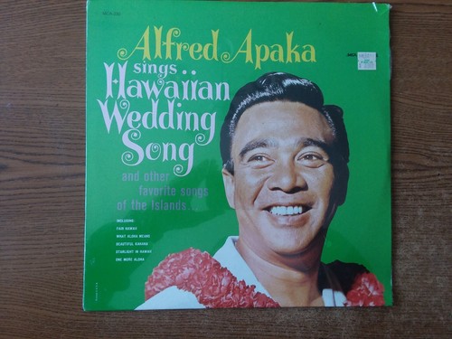 1973 MINT UNOPENED Alfred Apaka The Hawaiian Wedding Song MCA-230 LP33 ...