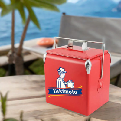 Yakimoto13L Hard Cooler Ice Box Chilly Bin Retro Style Camping Picnic ...
