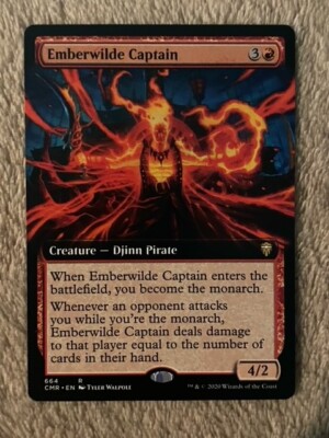 MTG - Emberwilde Captain Extended Art - NM/M - Commander Legends Magic ...