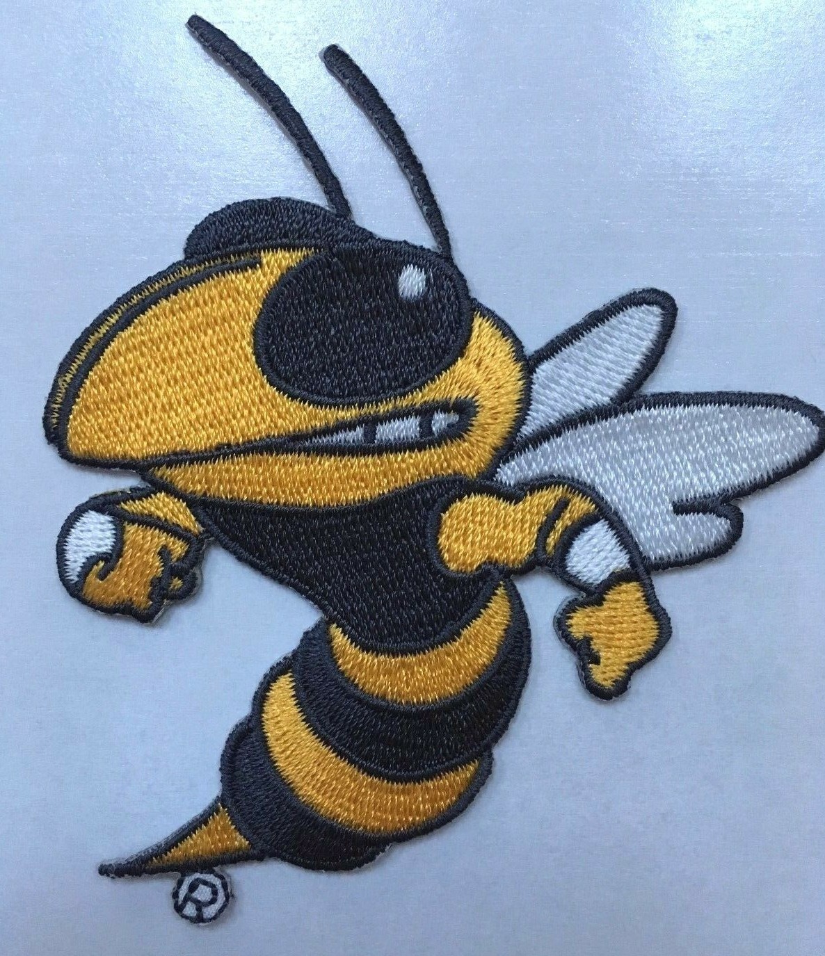 Georgia Tech patch yellow jacket patch iron or sew on patch 3.5" tall ...