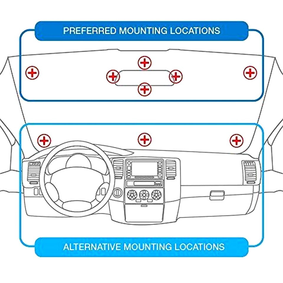 EZ Pass IPass Tag Holder Transponder Holder Toll Pass Clear Windshield ...