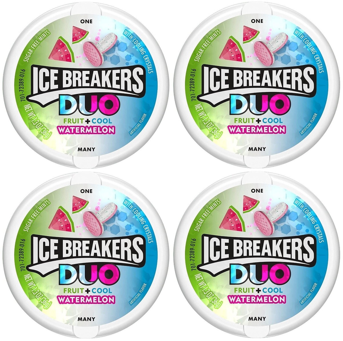 Icebreaker Candy Watermelon ICE BREAKERS Sours Assorted Fruit Flavored