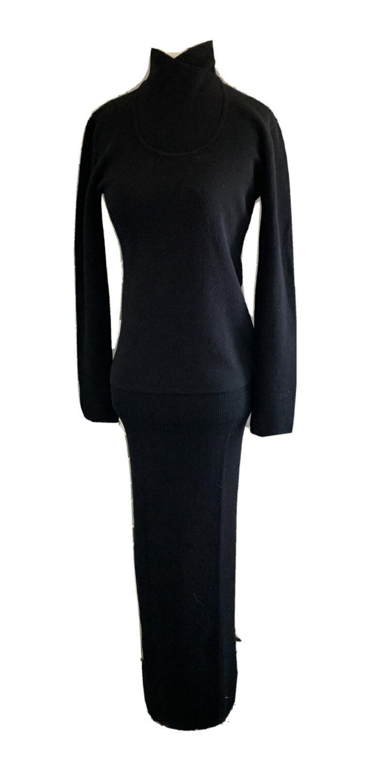 RODIKA ZANIAN Sweater Dress 2 Piece Skirt Set Black Size 1 | eBay