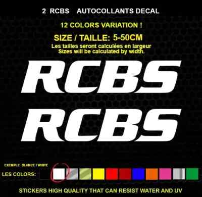 2 RCBS Sticker Genuine Decal Sticker WATERPROOF STICKERS | eBay