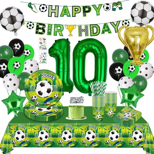 Decoration Anniversaire Football 10 AnsAssiette Football Anniversaire ...