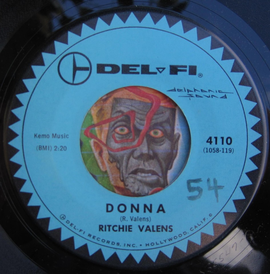 HEAR Ritchie Valens 45 La Bamba / Donna DEL-FI rockabilly rocker EX | eBay