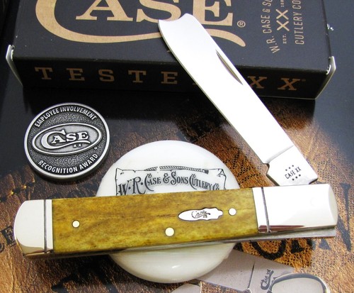 Case XX Razor Knife 2024 Antique Bone EXACT KNIFE SHOWN Great Snap MIB ...