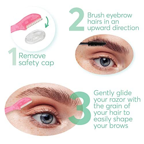 About Face Fuzz-Free Compact Facial Razors for Shaving & Exfoliating ...
