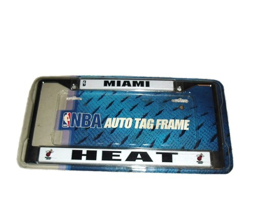 Miami Heat Metal License Plate Frame New Nba Basketball | eBay