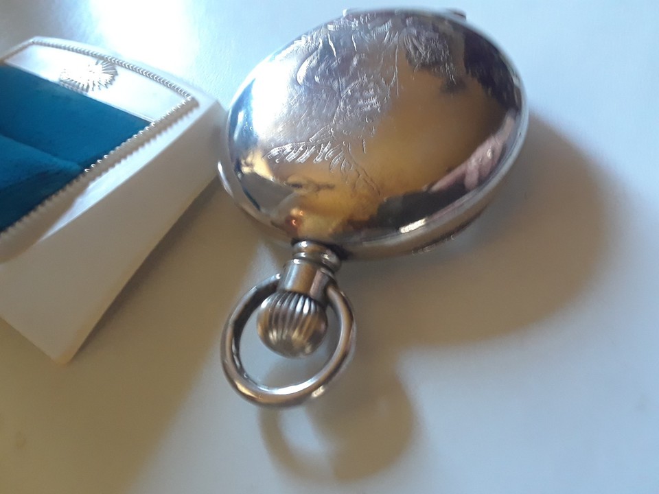 1902 WALTHAM MODEL 1892 POCKET WATCH 18s 23J DUEBER SILVERLINE STAG ...