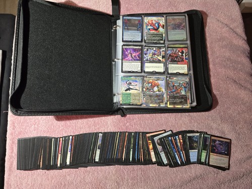 Magic The Gathering Marvel Spiderman Collection Lot/Includes Binder | eBay