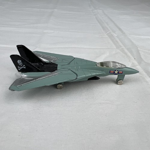 Vintage Navy F-14 Tomcat A143 Zylmex Die Cast Metal Airplane Fighter ...