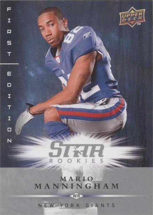 2008 Upper Deck First Edition - Star Rookies Mario Manningham #177 (RC ...