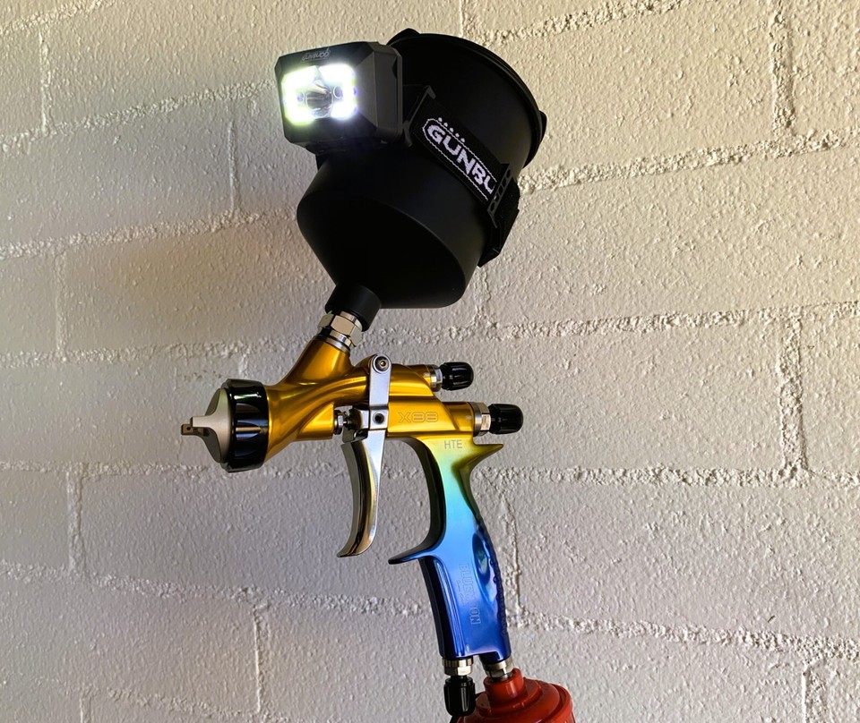 LVLP-MP ATOM X88 BLUEMOON Gravity Feed Spray Gun 1.3 and 1.4 TIP Combo ...