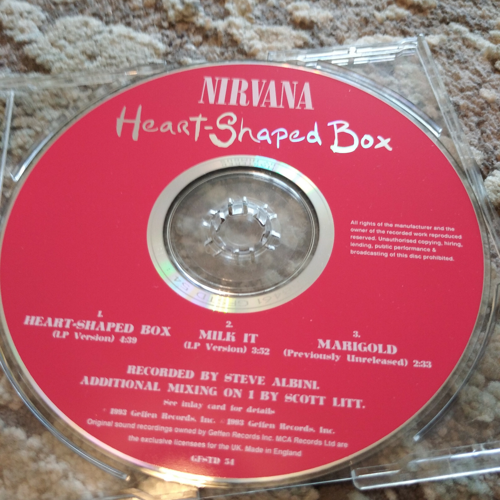 Nirvana – Heart-Shaped Box, single-B1 | eBay