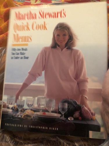 Martha Stewart Quick Cook Menu Cookbook | eBay