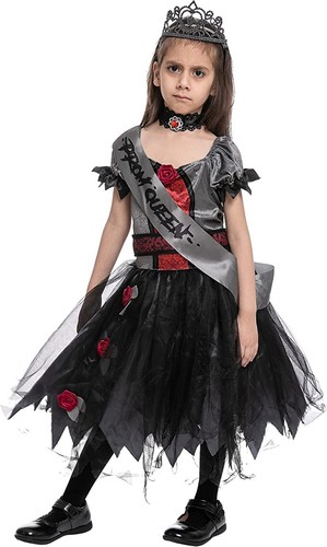 Halloween Child Girl Zombie Prom Queen Costume for Party | eBay