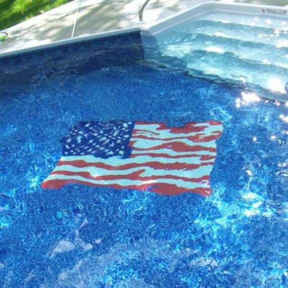 29" Custom Pool Mat - Easily Decorate Your Pool - Removable | eBay