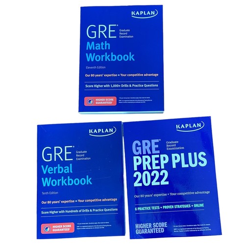 GRE Complete 2022 - Prep Plus 2022, Verbal (10 Ed.), & Math (11 Ed ...