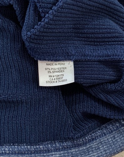 Johnston Murphy XC4 Pullover Mens L Heather Blue Extreme Comfort 1/4 ...