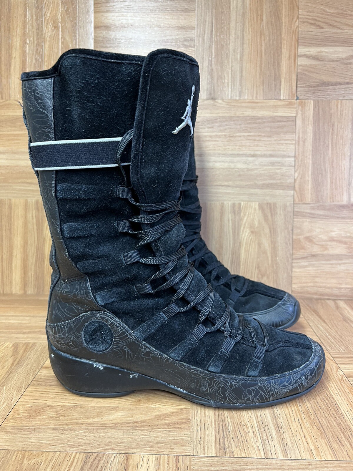 RARE🔥 Nike Air Jordan Jazzy Belle Boots Black Ostric… - Gem
