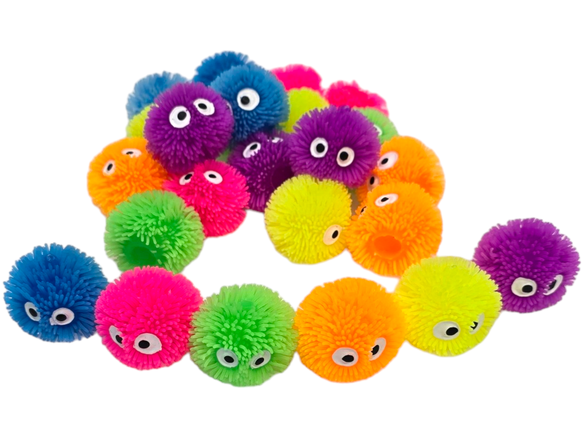 Fluffy Balls With Eyes