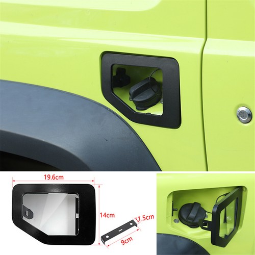 Alloy /ABS Black Transparent Gas Fuel Tank Cap Door Cover for Suzuki ...