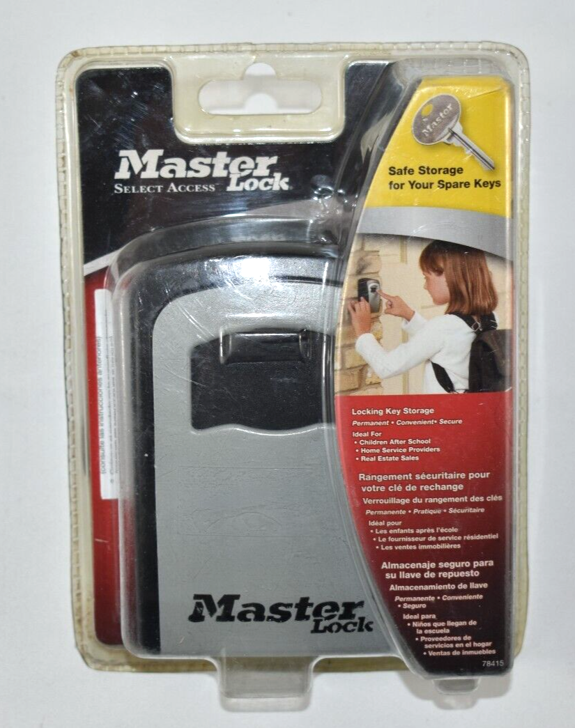 Master Lock 5401D 5-Key Locking Combination Steel Box - Black/Silver ...
