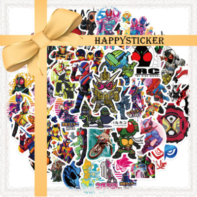 50pcs Kamen Rider Stickers Japan Anime Vinyl Laptop Notebook Bicycle ...