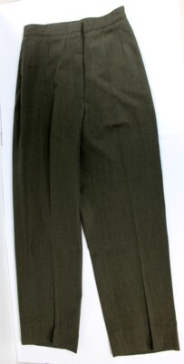 USMC Marine Bravo Green Women's Poly-Wool Slacks 12M Nice!! LOOK!! | eBay
