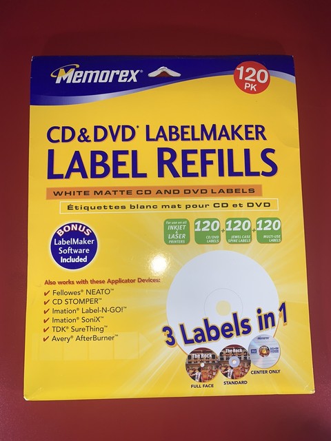 Memorex 3202-0424 Cd Label Refills (32020424) for sale online | eBay