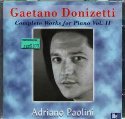 CD Gaetano Donizetti Complete Works for Piano Vol. II WELL | eBay
