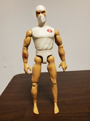 1996 GI Joe White Ninja Storm Shadow Articulated Hands Rare 12" | eBay