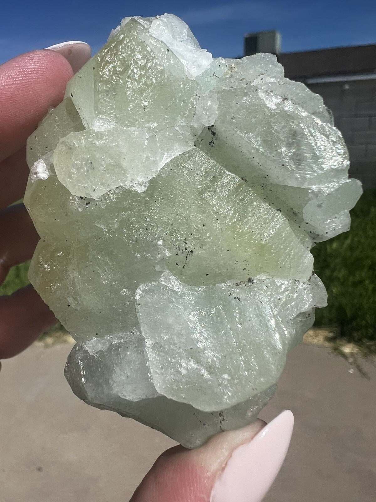 Pale Green Datolite - Dal'negorsk, Urban District, Primorsky, Krai ...