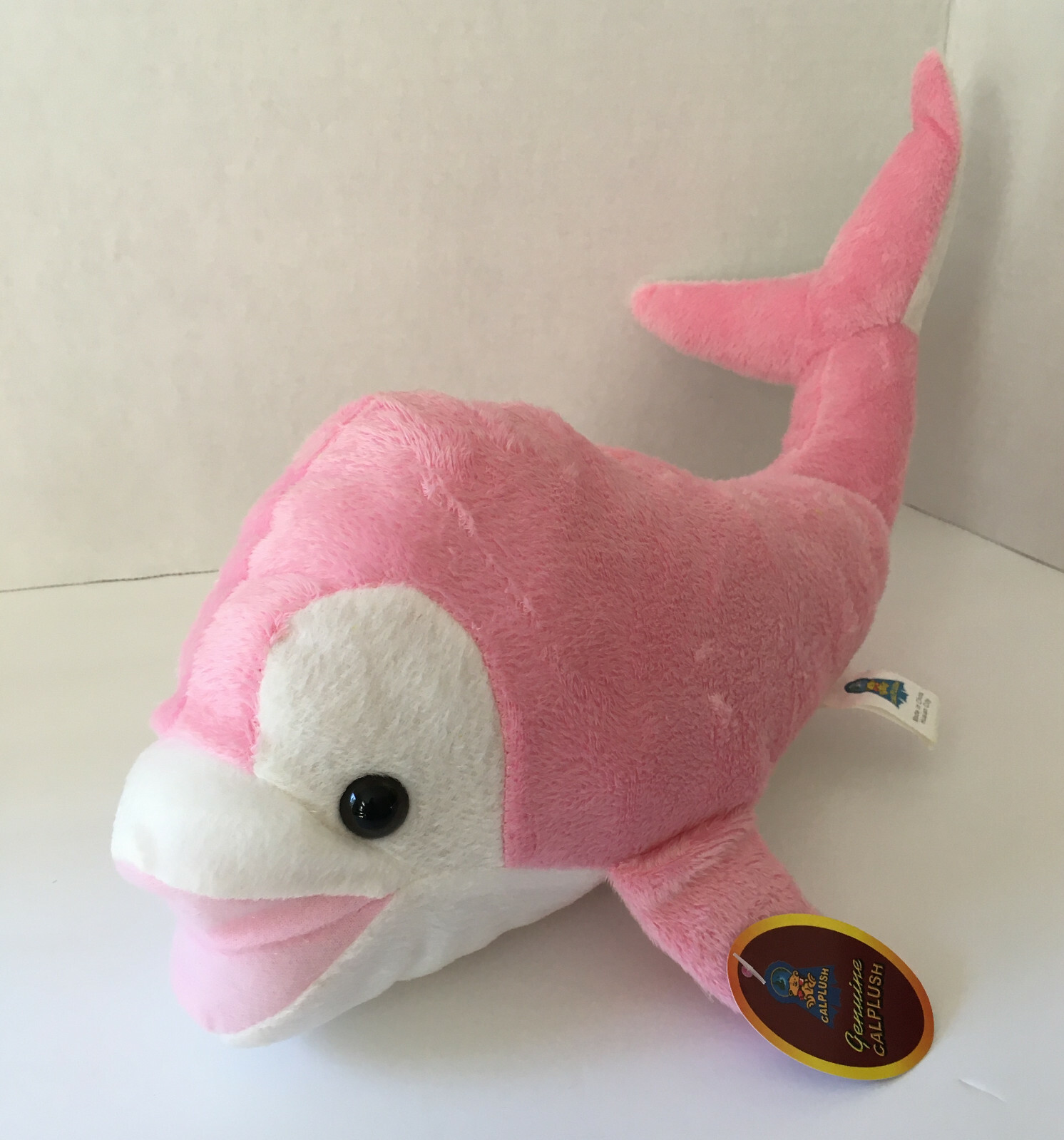 Plush Pink Dolphin Stuffed Animal 16 L x 9 W x 6 H inches | eBay