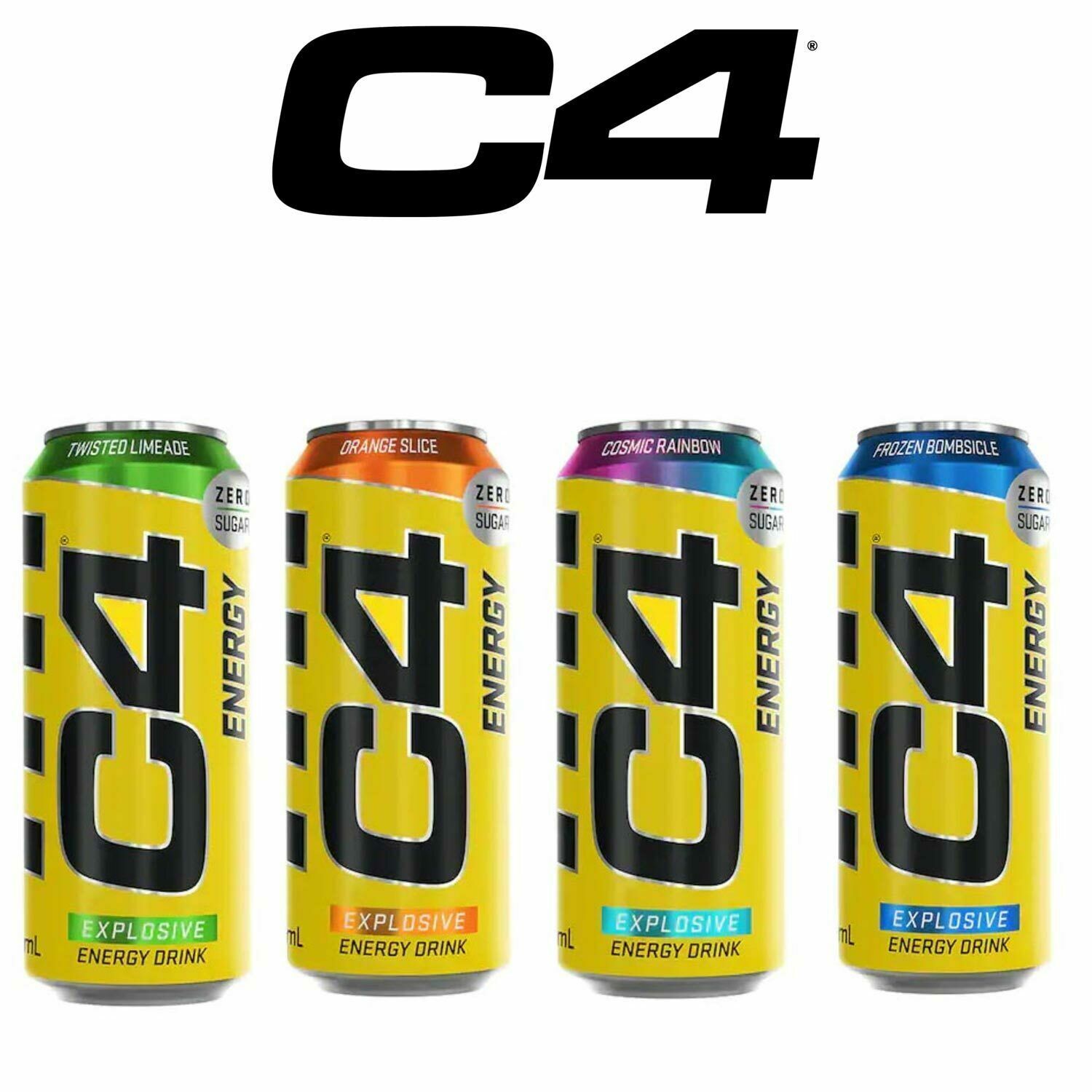 Cellucor C4 Energy Pre Workout Ready to Drink RTD 1/3/6/12 x 500ml ZERO ...
