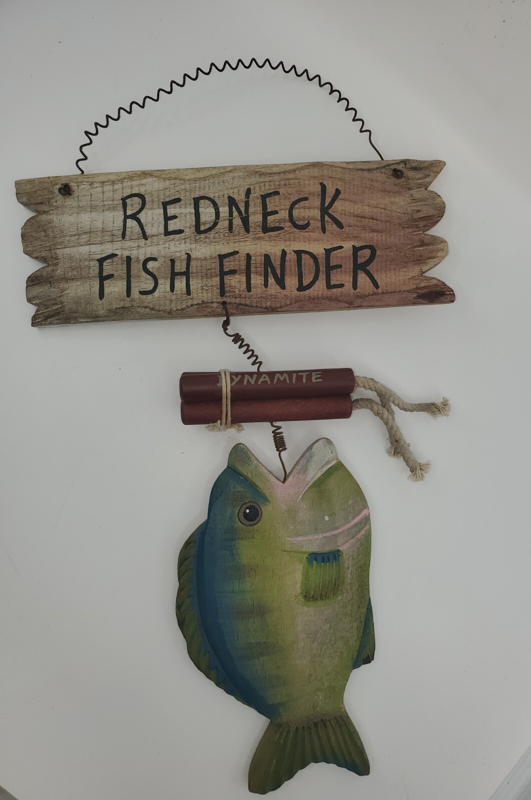 ☆REDNECK FISH FINDER☆Funny Home Decor For Lake/River Cabin Or Man Cave ...