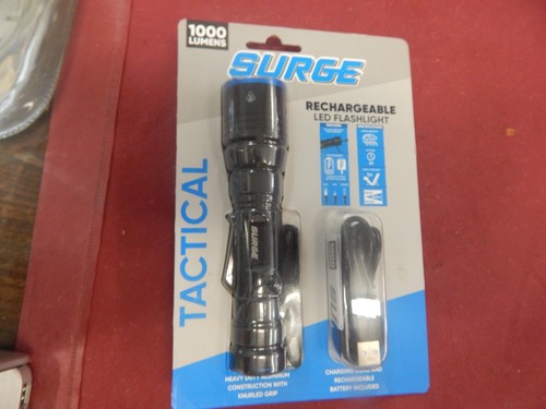 Surge 1000 Lumens Rechargeable LED Tactical Flashlight HHL3080AS | eBay