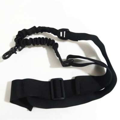 Black Single Point Bungee Rifle Sling Gun Strap Belt Gun Rop | eBay