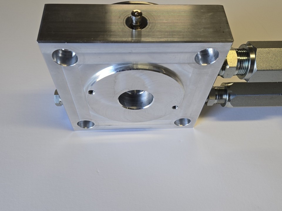 LOWRIDER HYDRAULICS BLOCK FAT SIDE PORT 3/4 PISTON HI FLOW SIDE RETURN ...