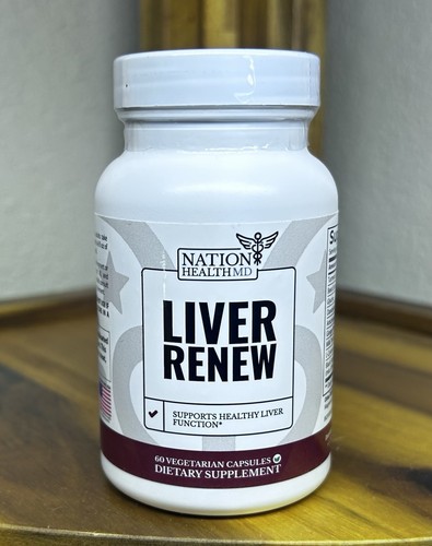 Nation Health MD Liver Renew - 60 Vegetarian Capsules, - NEW SEALED | eBay